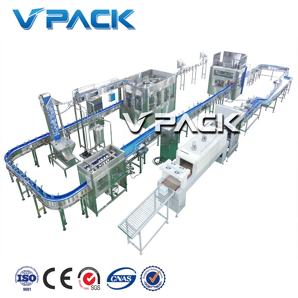 Mineral Water PET Bottle 8-8-3 Automatic Small Water Filling Equipment ...